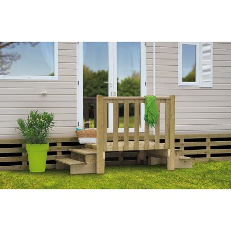 Perron luxe pour terrasse ou mobil home